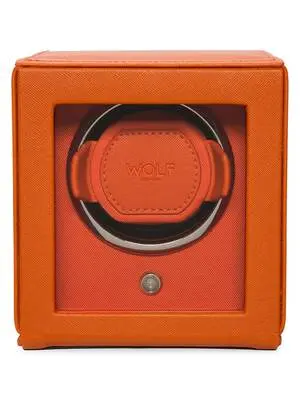 Wolf Cub Watch Winder With Cover Orange