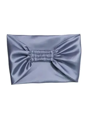Amsale Mikado Shoulder Wrap - Slate