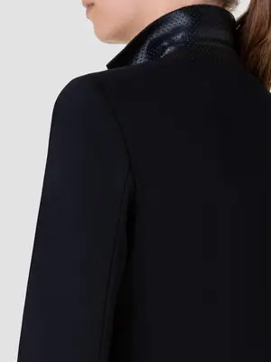 Akris Elets Jersey One-button Blazer