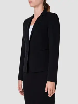 Akris Elets Jersey One-button Blazer
