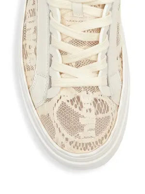 Chloé Lauren Lace Low-top Sneakers