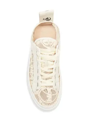 Chloé Lauren Lace Low-top Sneakers