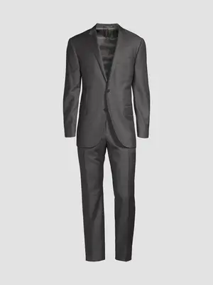 Corneliani Classic Wool Suit - Dark Grey