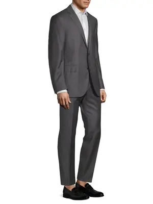 Corneliani Classic Wool Suit - Dark Grey