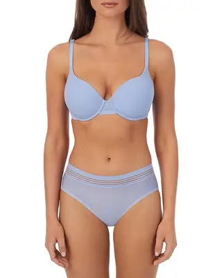 Le Mystère Second Skin Back Smoother Bra Blue Wave