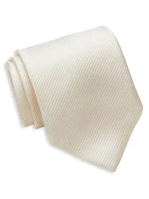 David Donahue Classic Silk Tie Champagne