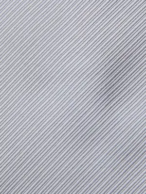 David Donahue Classic Silk Tie - Silver