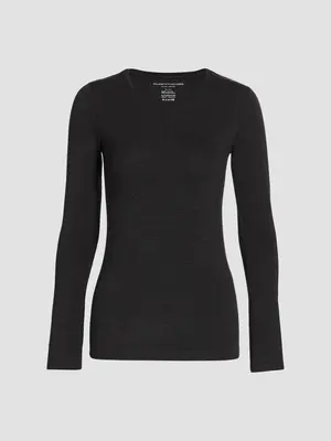 Majestic Filatures Soft Touch Long-sleeve Top - Anthracite