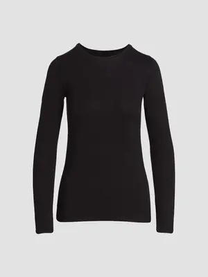 Majestic Filatures Soft Touch Long-sleeve Top - Noir