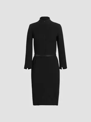 Akris Belted Sheath Dress