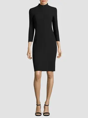 Akris Belted Sheath Dress