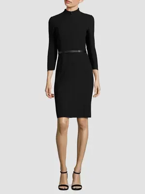 Akris Belted Sheath Dress