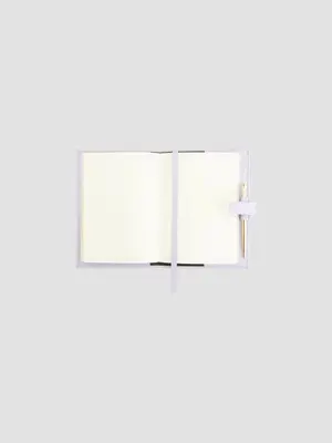 ROYCE NEW YORK Executive Leather Journal - Lavender