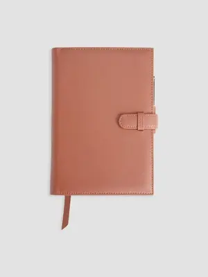ROYCE NEW YORK Executive Leather Journal - Tan