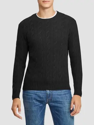 Ralph Lauren Purple Label Cableknit Cashmere Sweater