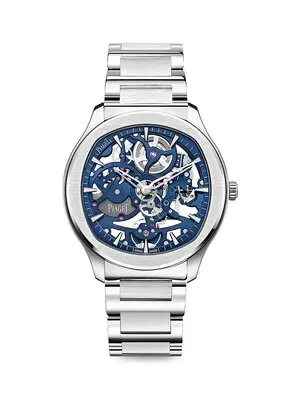 PIAGET Polo Stainless Steel Skeleton Watch Sapphire