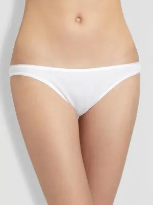 Hanro Cotton Seamless High-cut Brief - White
