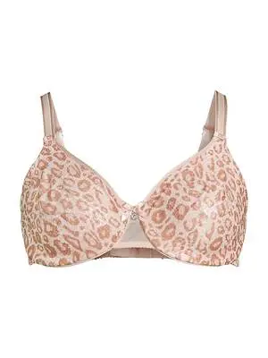 Chantelle C Magnifique Seamless Minimizer Bra Neutral Leopard