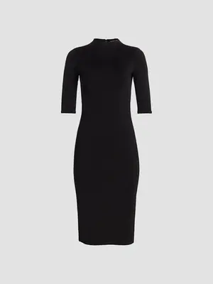 Alice + Olivia Delora Knit Bodycon Dress - Black