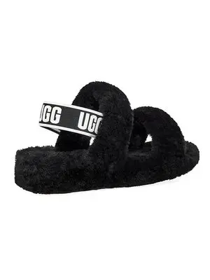 UGG Oh Yeah Sheepskin Slingback Slippers