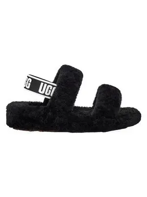 UGG Oh Yeah Sheepskin Slingback Slippers