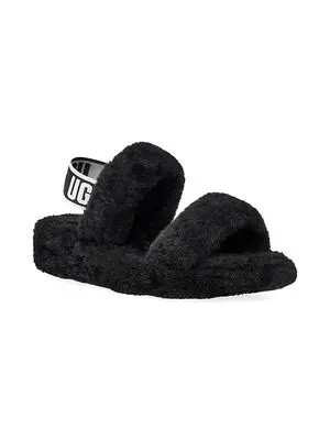 UGG Oh Yeah Sheepskin Slingback Slippers