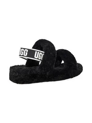 UGG Oh Yeah Sheepskin Slingback Slippers