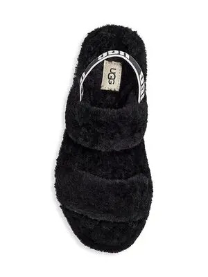 UGG Oh Yeah Sheepskin Slingback Slippers