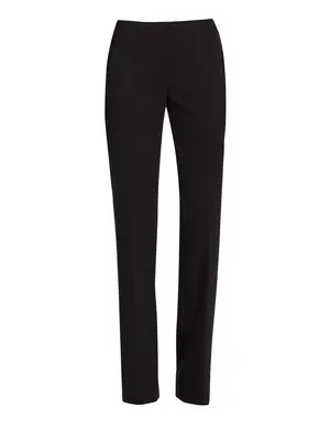 Akris Carole Double-face Wool Pants