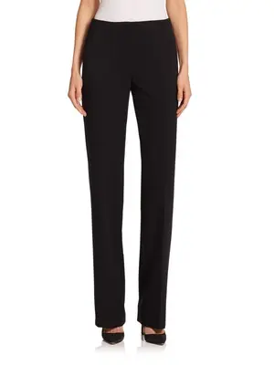Akris Carole Double-face Wool Pants