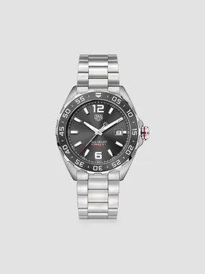 Tag Heuer Formula 1 43mm Stainless Steel & Ceramic Automatic Bracelet Watch - Black