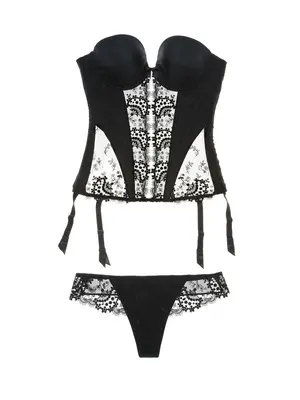 Simone Perele Floral Lace Bustier