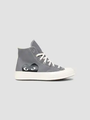 Play Comme Des Garcon Cdg Play X Converse 's Chuck Taylor All Star Peek-a-boo High-top Sneakers - Grey