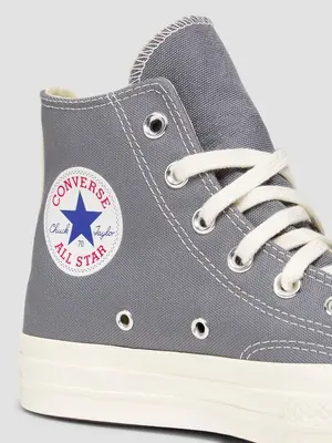 Play Comme Des Garcon Cdg Play X Converse 's Chuck Taylor All Star Peek-a-boo High-top Sneakers - Grey
