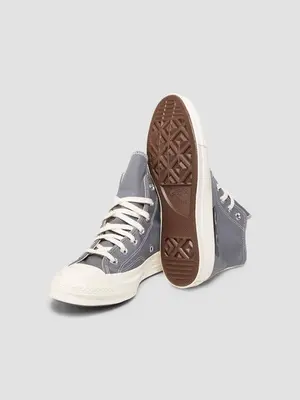 Play Comme Des Garcon Cdg Play X Converse 's Chuck Taylor All Star Peek-a-boo High-top Sneakers - Grey