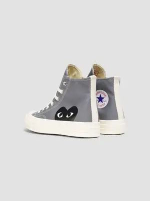 Play Comme Des Garcon Cdg Play X Converse 's Chuck Taylor All Star Peek-a-boo High-top Sneakers - Grey