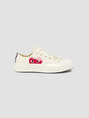 Play Comme Des Garcon Cdg Play X Converse 's Chuck Taylor All Star Peek-a-boo Low-top Sneakers - Black