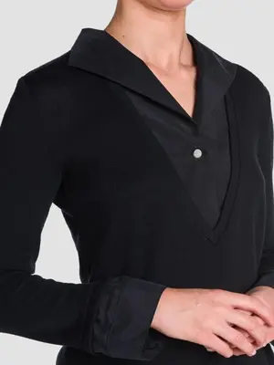 Giorgio Armani Layered Top - Blue Night