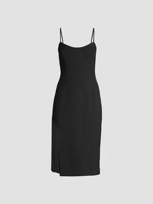 Dress The Population Rory Fringe Detail Sheath Dress - Black