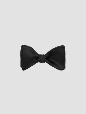 Ralph Lauren Purple Label Solid Silk Bow Tie