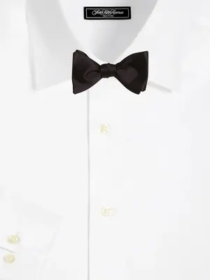 Ralph Lauren Purple Label Solid Silk Bow Tie