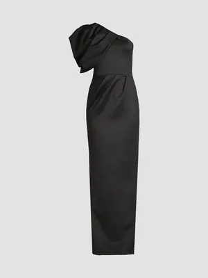 Black Halo Egan One-shoulder Gown - Black