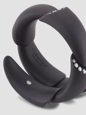 Vhernier Calla Diamond & Titanium Ring