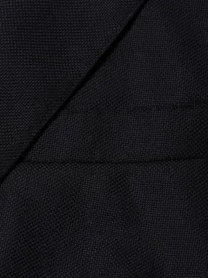 Giorgio Armani Soft Basic Wool Two-button Slim-fit Blazer - Black