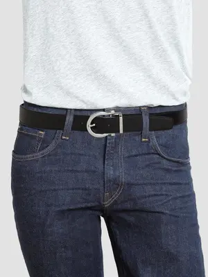 FERRAGAMO Gancio Buckle Adjustable Cut-to-size Reversible Belt