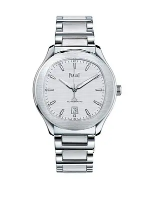 PIAGET Polo S Stainless Steel Bracelet Watch Silver