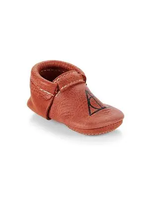FRESHLY PICKED Baby's Freshly Picked X Harry Potter Deathly Hallows Soft Sole Moccasins - Deathly Hallows  - Deathly Hallows