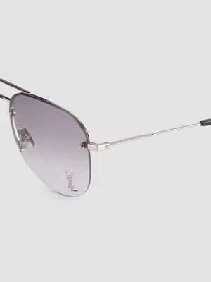 Saint Laurent Monogram 59mm Aviator Sunglasses