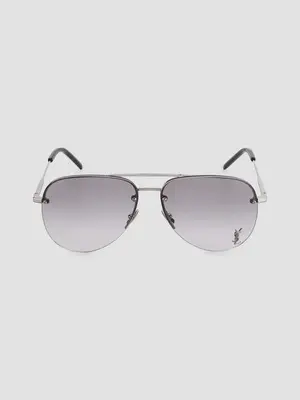 Saint Laurent Monogram 59mm Aviator Sunglasses
