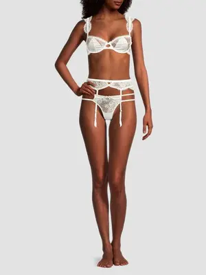 FLEUR DU MAL Frankie Lace Garter